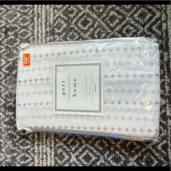 peri home | Other | Peri Home One Rod Pocket Panel 5in X 08in Curtains ...